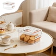 Clear Plastic Food Storage Containers 4.92x4.44x2.55 Inch, Airtight ...