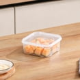 Clear Plastic Fridge and Freezer Food Storage Container – Stackable ...