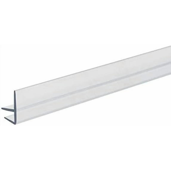 Clear Plastic Glass Shelf Retainer Front Lip for 3/16" Thick Acrylic or ...