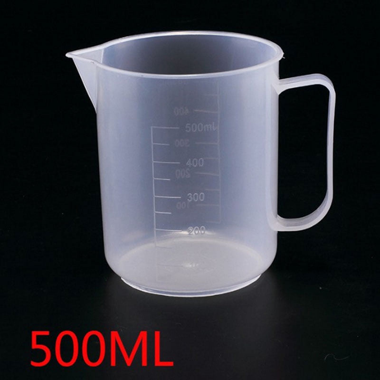 Clear Plastic Graduated Measuring Cup for Baking Beaker Liquid Measure ...