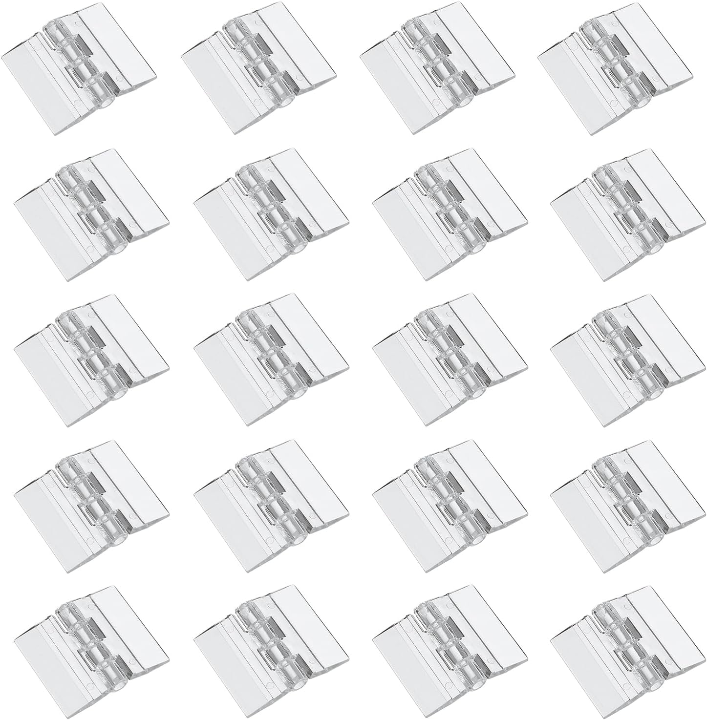 Clear Plastic Hinges, Acrylic Hinges Small Hinge 35 x 30 mm Transparent ...