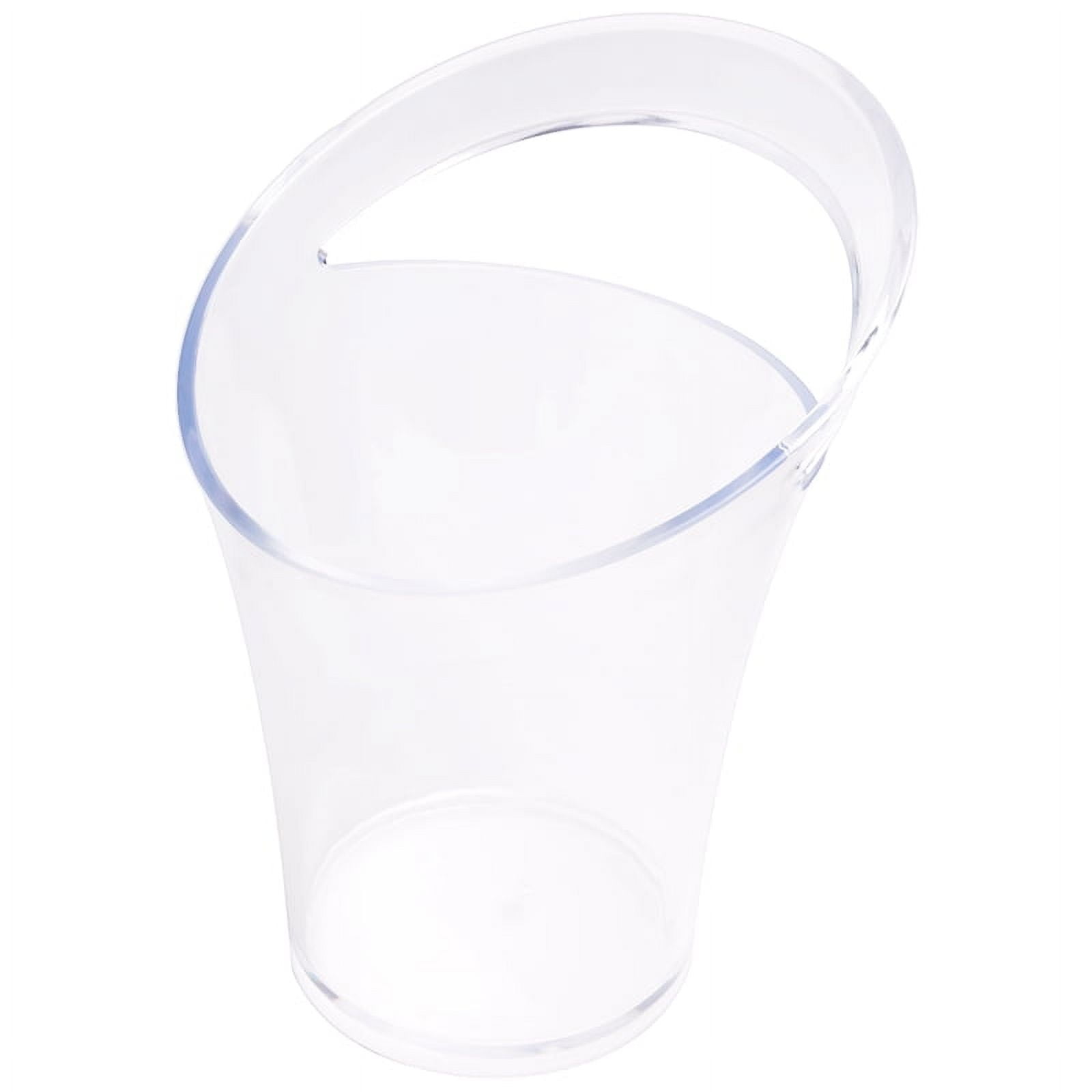 Clear Plastic Ice Bucket Bar Beer Wine Champagne Cooler for Home ...