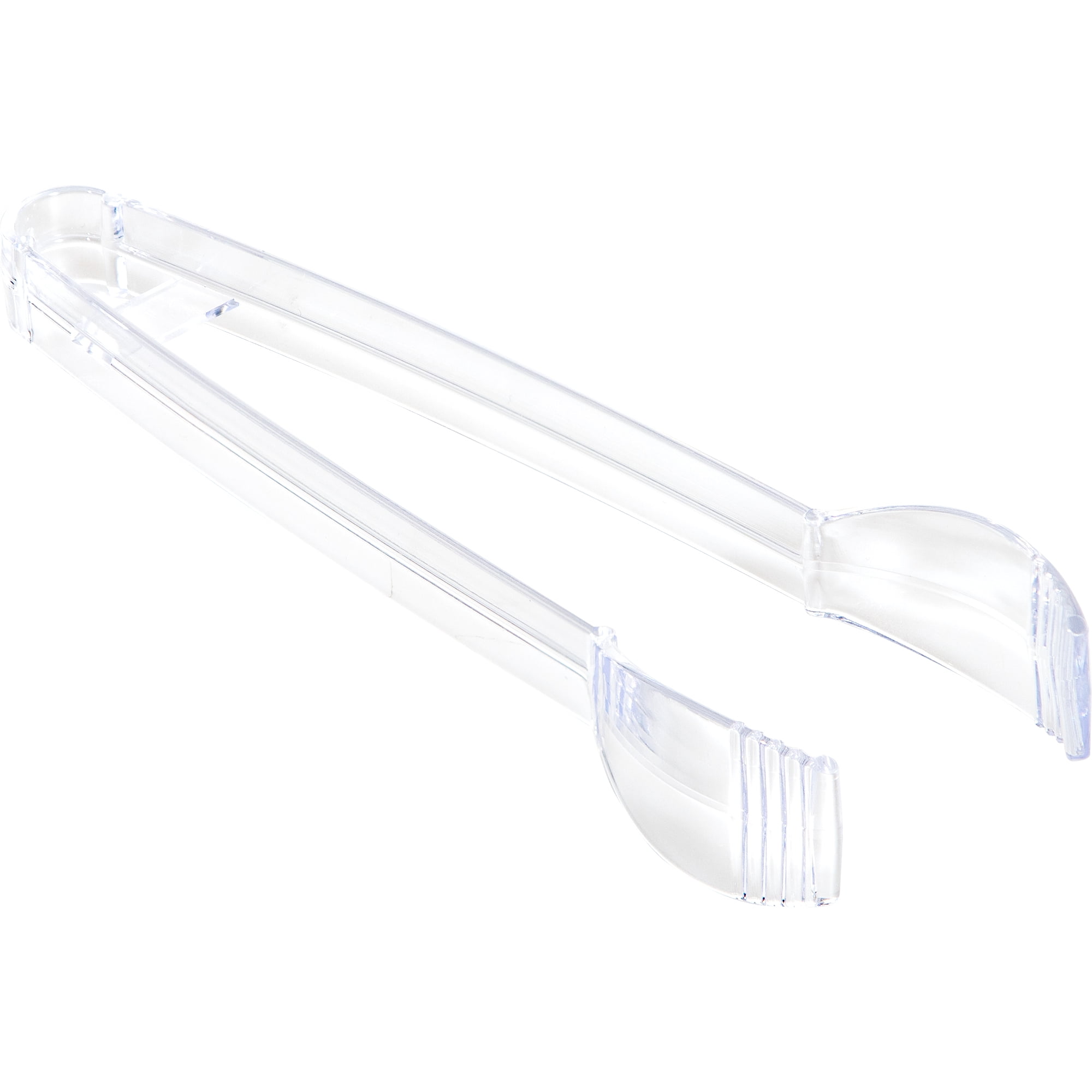 Way to Celebrate Clear Plastic Ice Tongs for Party Serving, Durable and ...