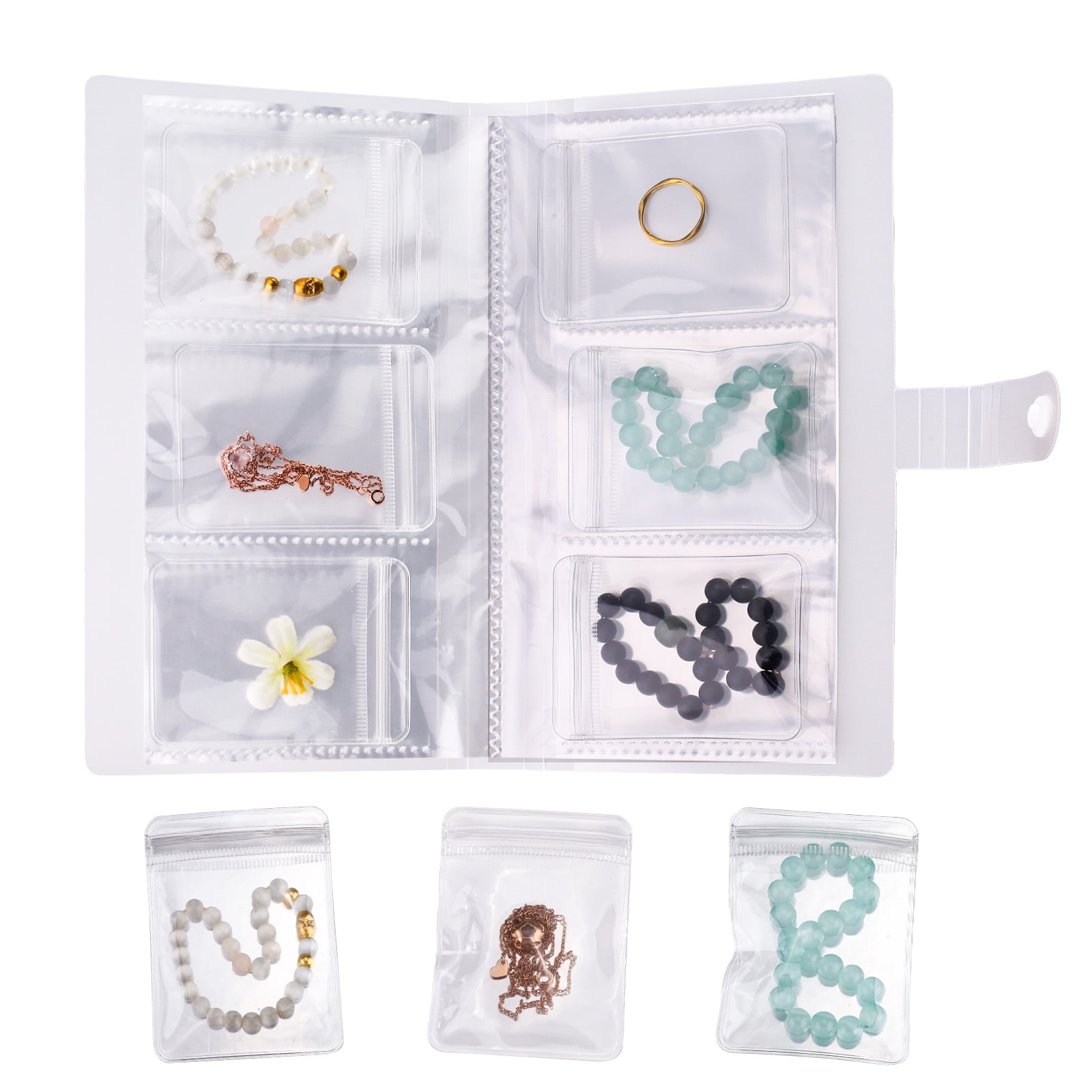 Clear Plastic Jewelry Storage Book, Anti Tarnish 84 Grids Earring ...