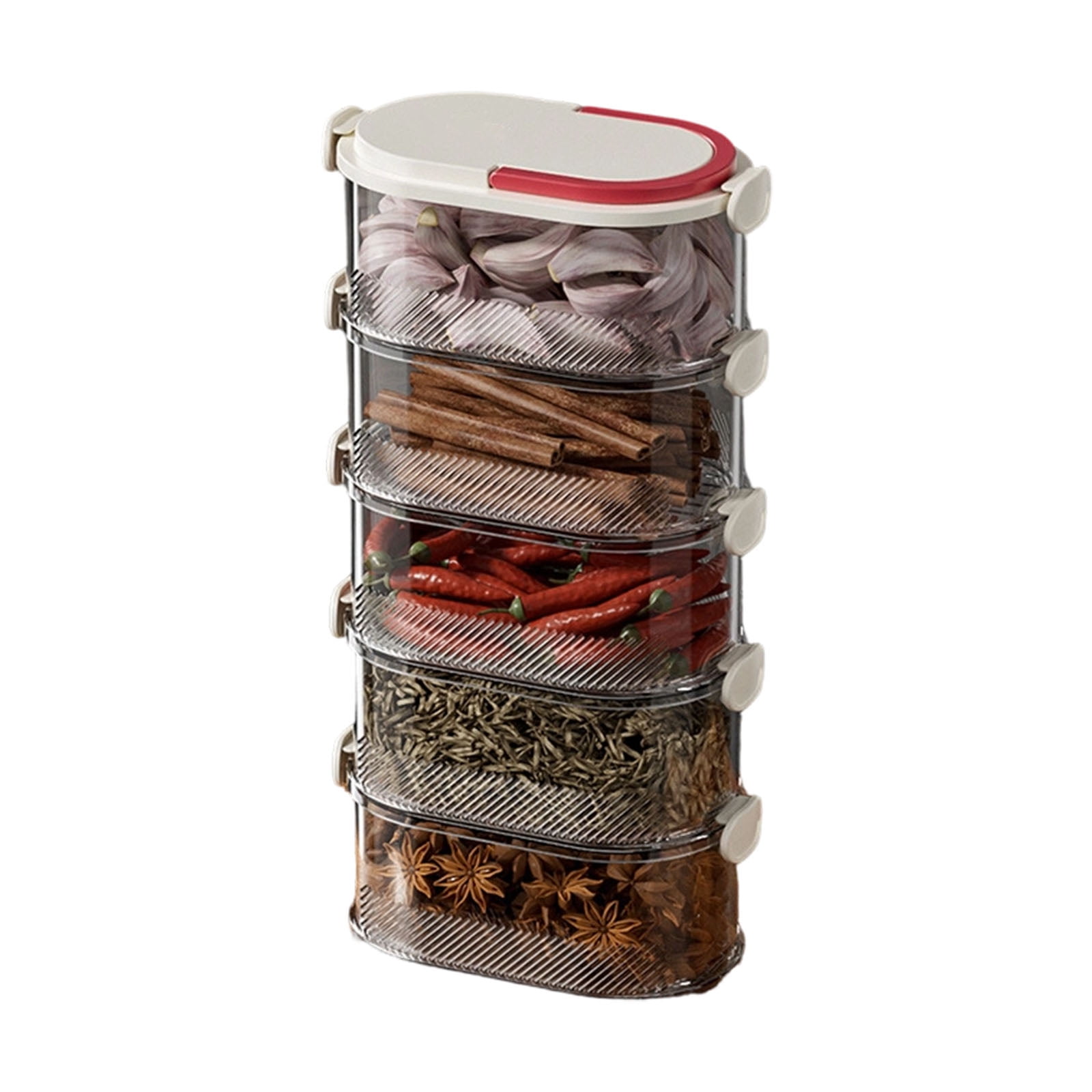Clear Plastic Kitchen Storage Box With Clear View For Easy Access ...