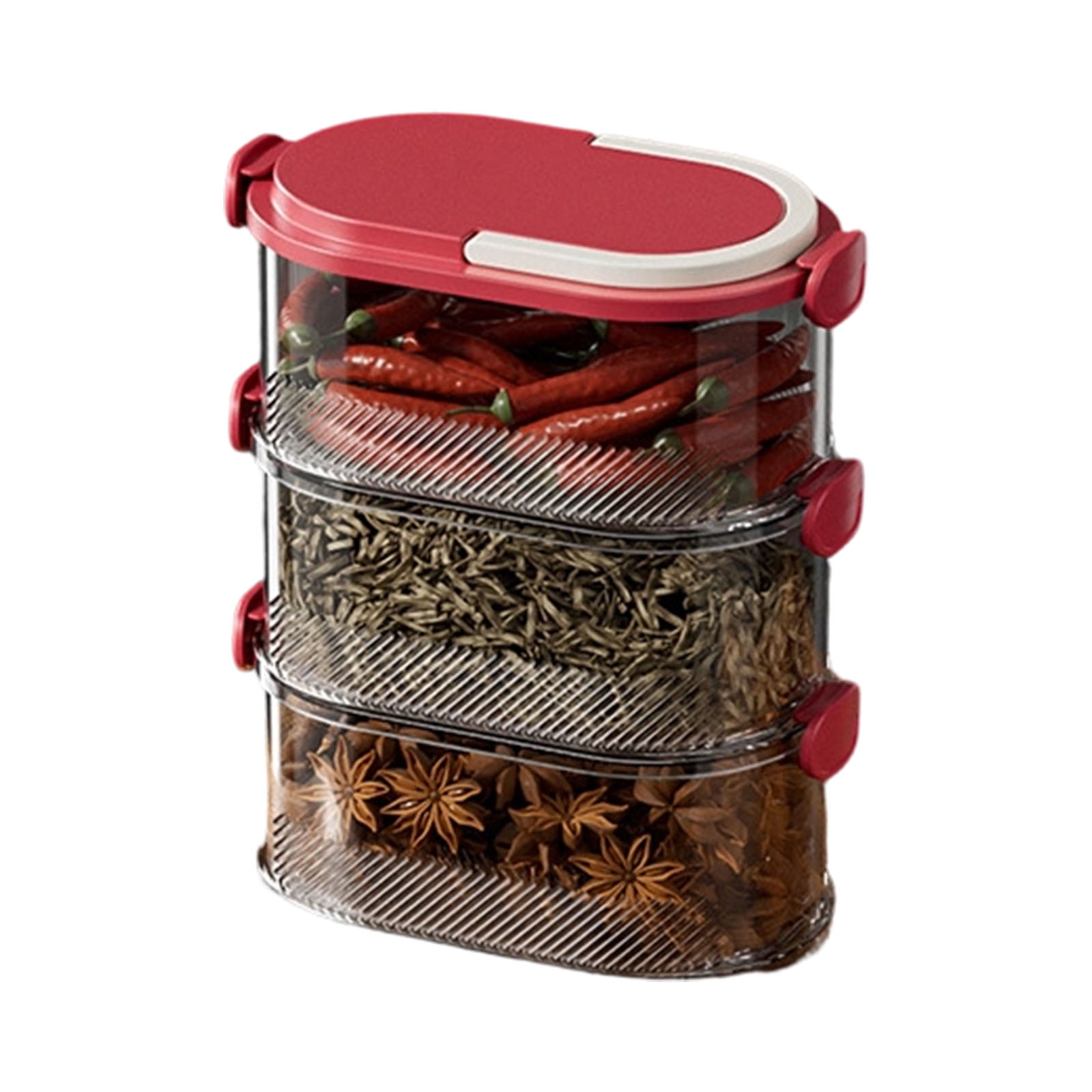 Clear Plastic Kitchen Storage Box With Clear View For Easy Access ...