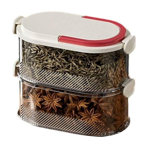 Clear Plastic Kitchen Storage Box With Clear View For Easy Access ...