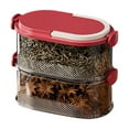 Clear Plastic Kitchen Storage Box With Clear View For Easy Access ...