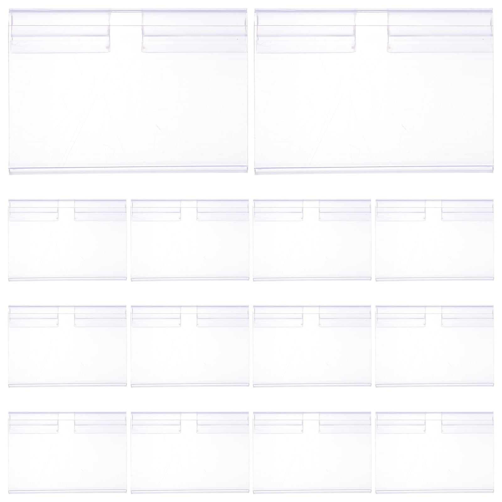 Clear Plastic Label Holder 50 Pcs Supermarket Price Labels Emblems ...