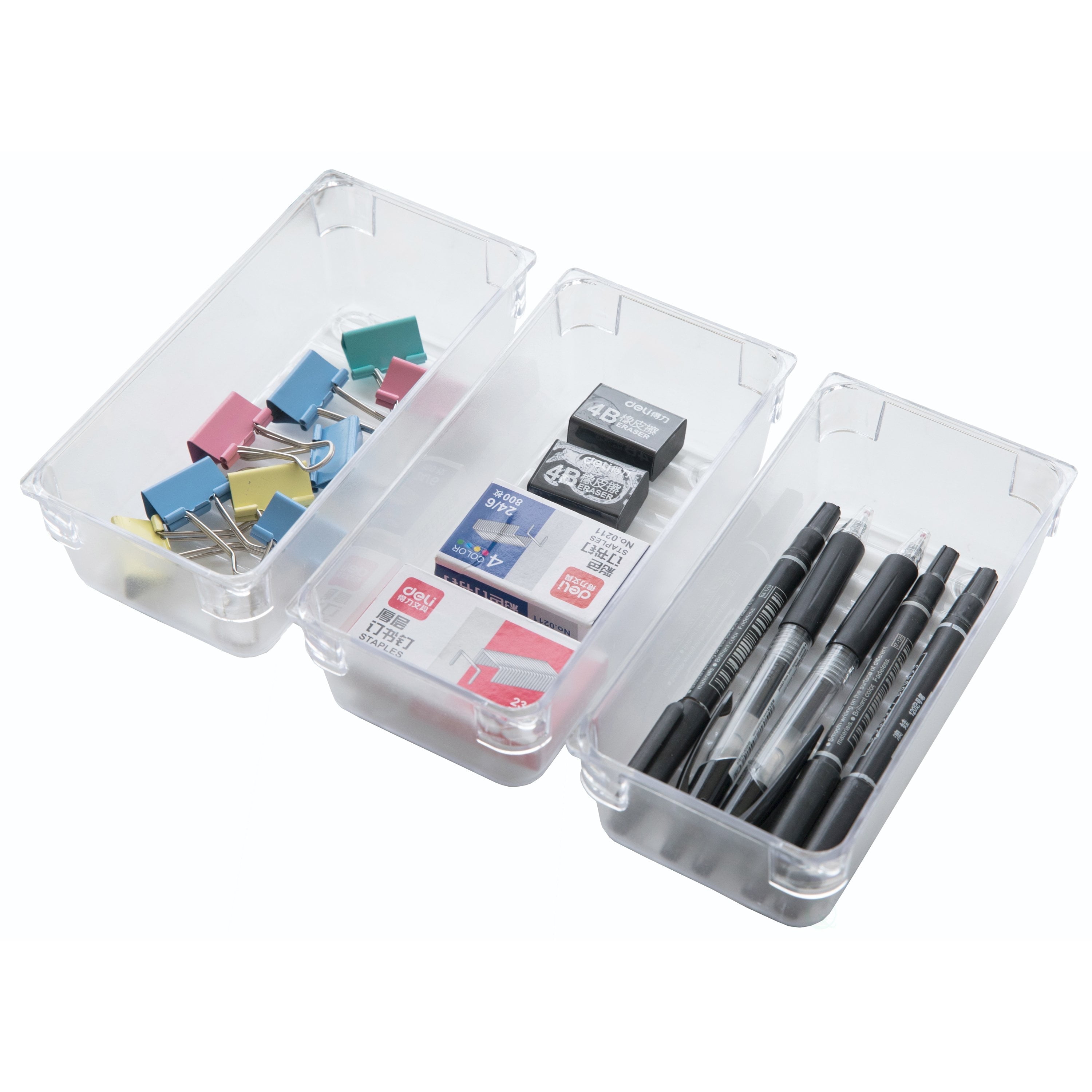 Clear Plastic Large Drawer Organizers - Walmart.com