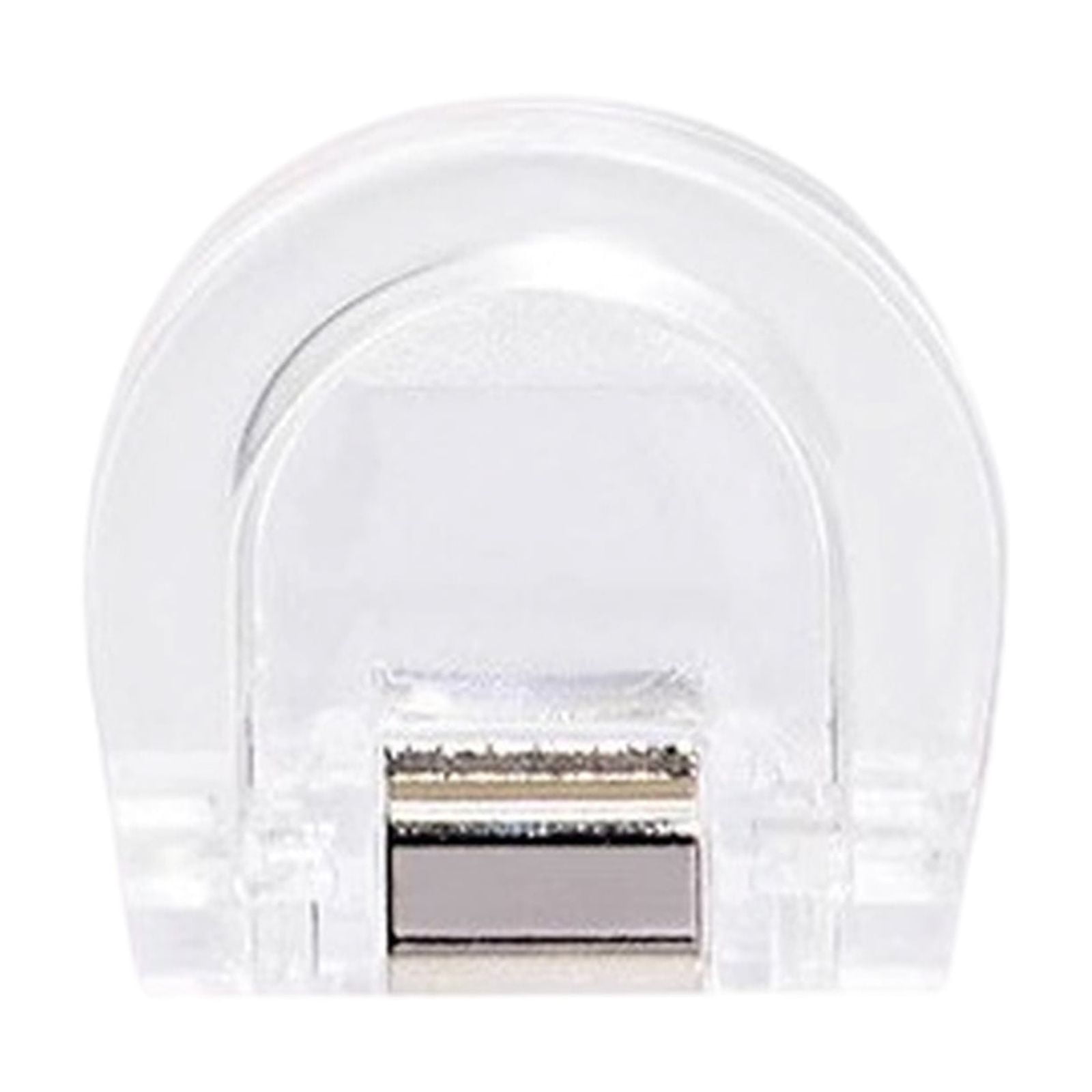 Clear Plastic Long Tail Binder Clips - 1.1in Non-Marking Document ...