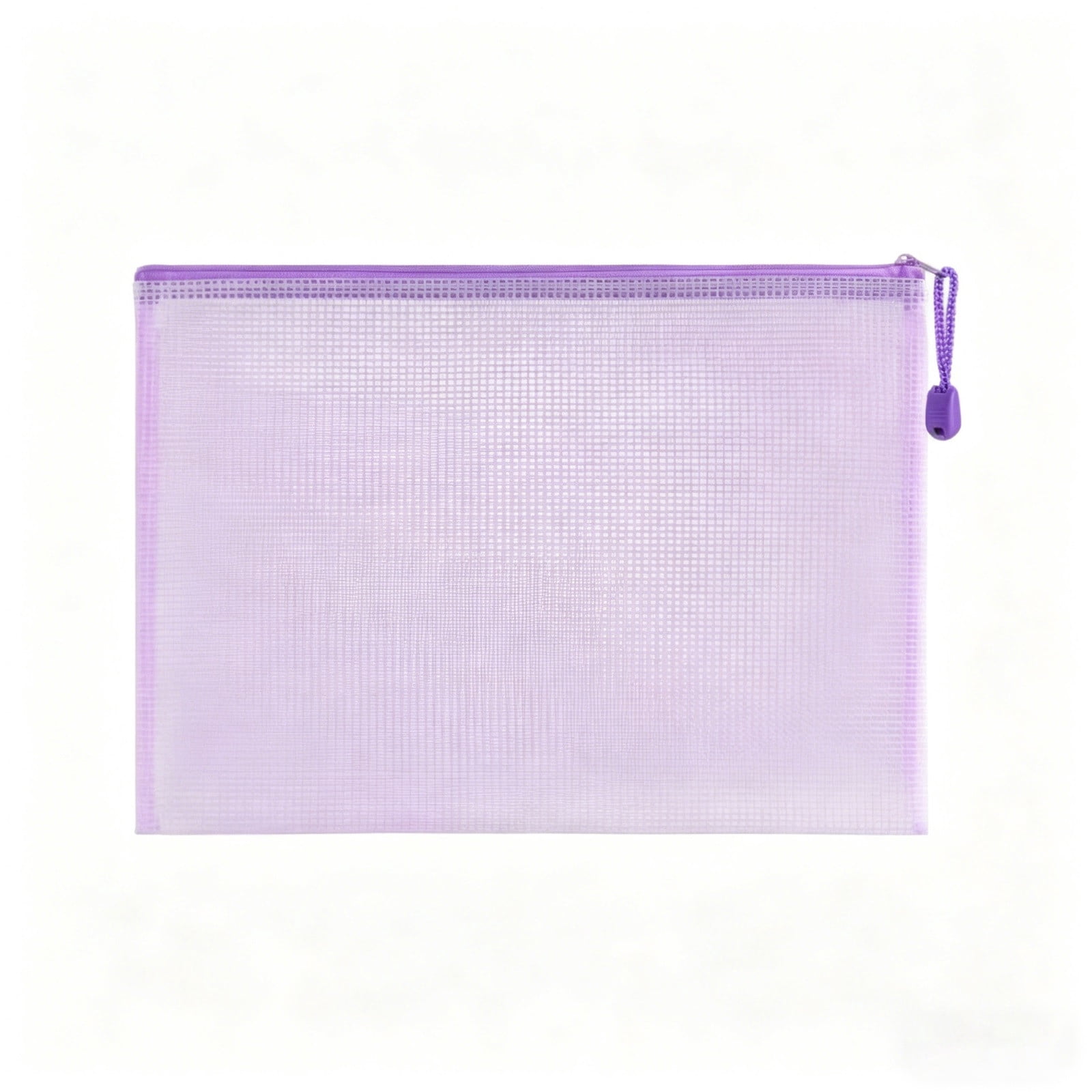 Clear Plastic Mesh Zipper Pouches, File Organizers, Stationery Storage ...