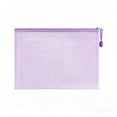 Clear Plastic Mesh Zipper Pouches, File Organizers, Stationery Storage ...