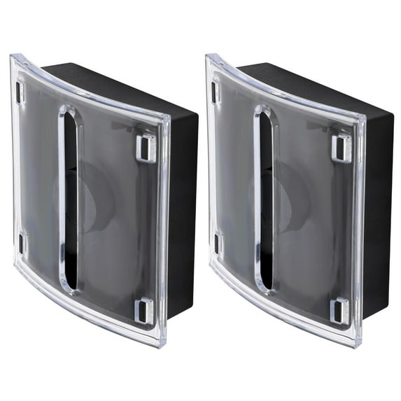 Clear Plastic Note Dispenser Space Saving Pull Out Sticky Notes ...