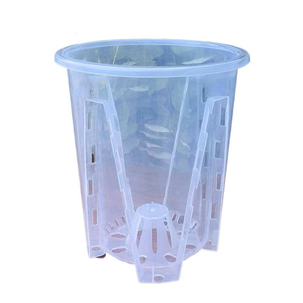 Clear Plastic Orchid Pots with Holes Hollow Breathable Garden Gardening ...