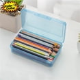 Clear Plastic Pencil Case, Large Capacity Pencil Boxwith Snap‑Tight Lid ...