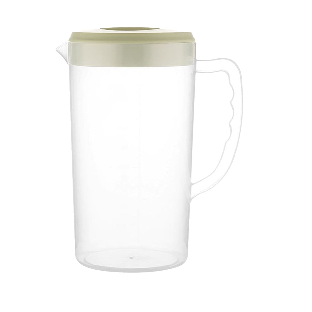 Clear Plastic Pitcher Jug for Cold/Hot Drinks with Lid - Walmart.com