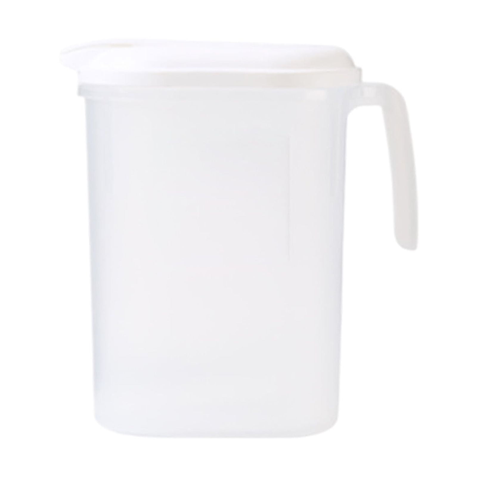 Clear Plastic Pitcher with Lid - Perfect for Teas, Juices & Iced ...