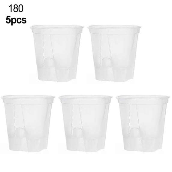 Clear Plastic Plant Nursery Pots With Saucer Transparent Tool With ...