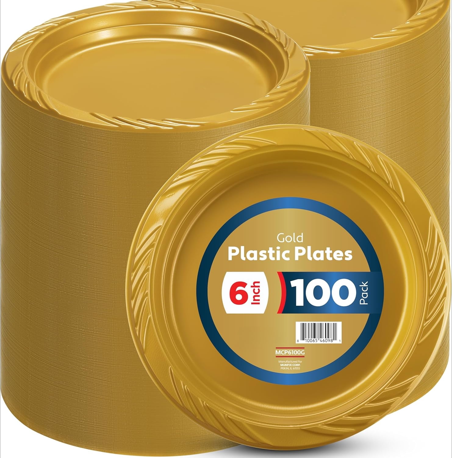 Clear Plastic Plates - Disposable Cake Plates for Dessert & Appetizers ...