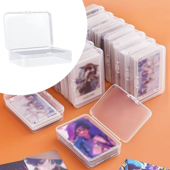 Clear Plastic Playing Card Case – Durable Deck Box Holder Organizer for ...