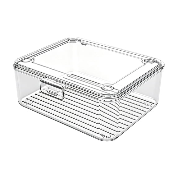 Clear Plastic Playing Card Storage Box Case, Snap Closed Deck Holder ...