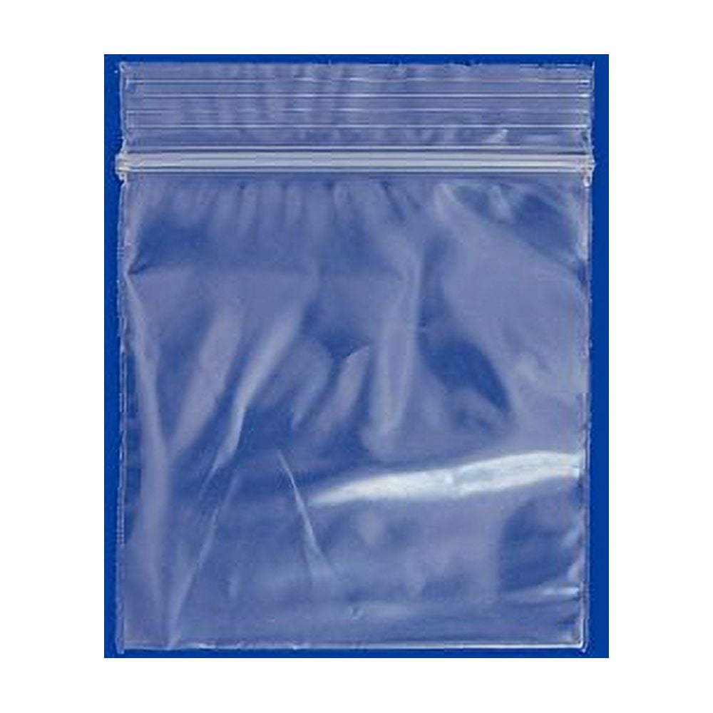 Clear Plastic Reclosable Zipper Bags 2x2 (Package of 100) - Walmart.com