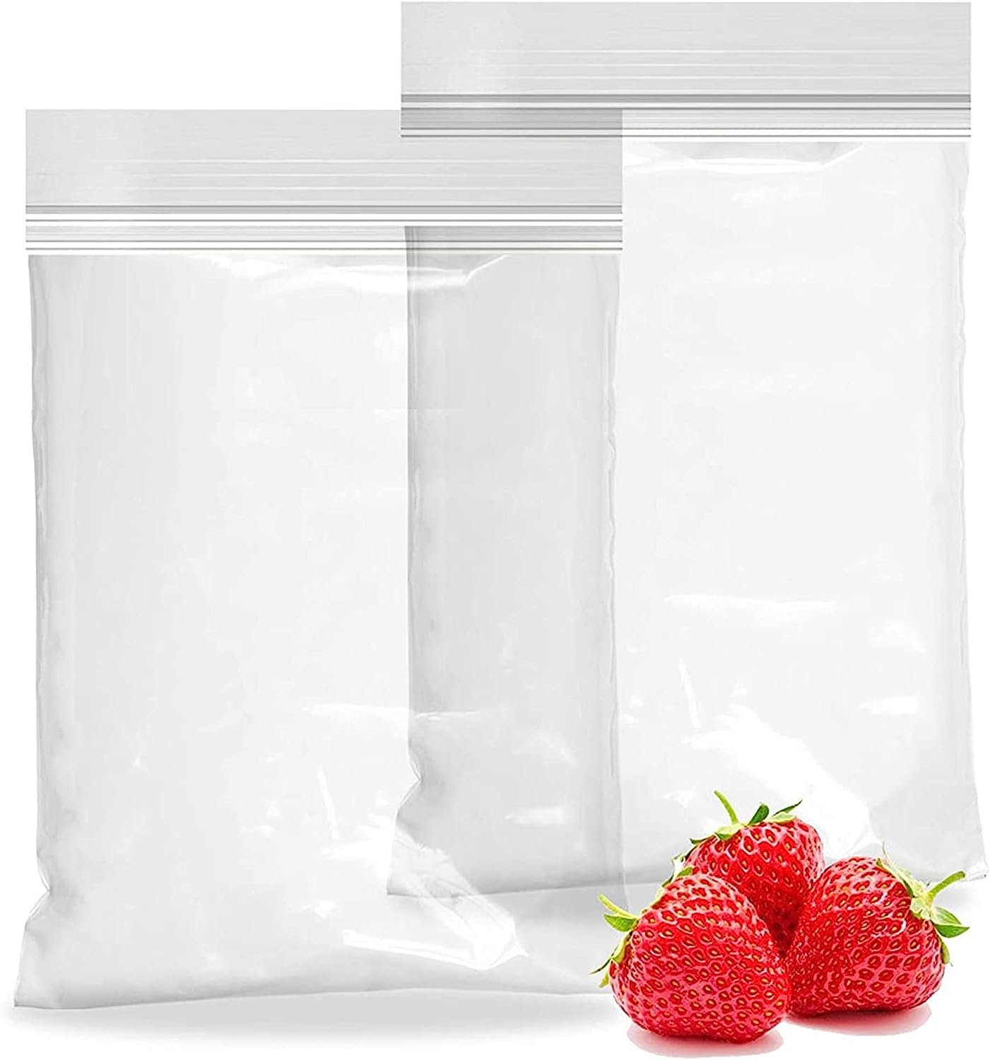 ClearBags 5 7/16" x 7 1/4" Crystal Clear Protective Closure Bags Pack ...