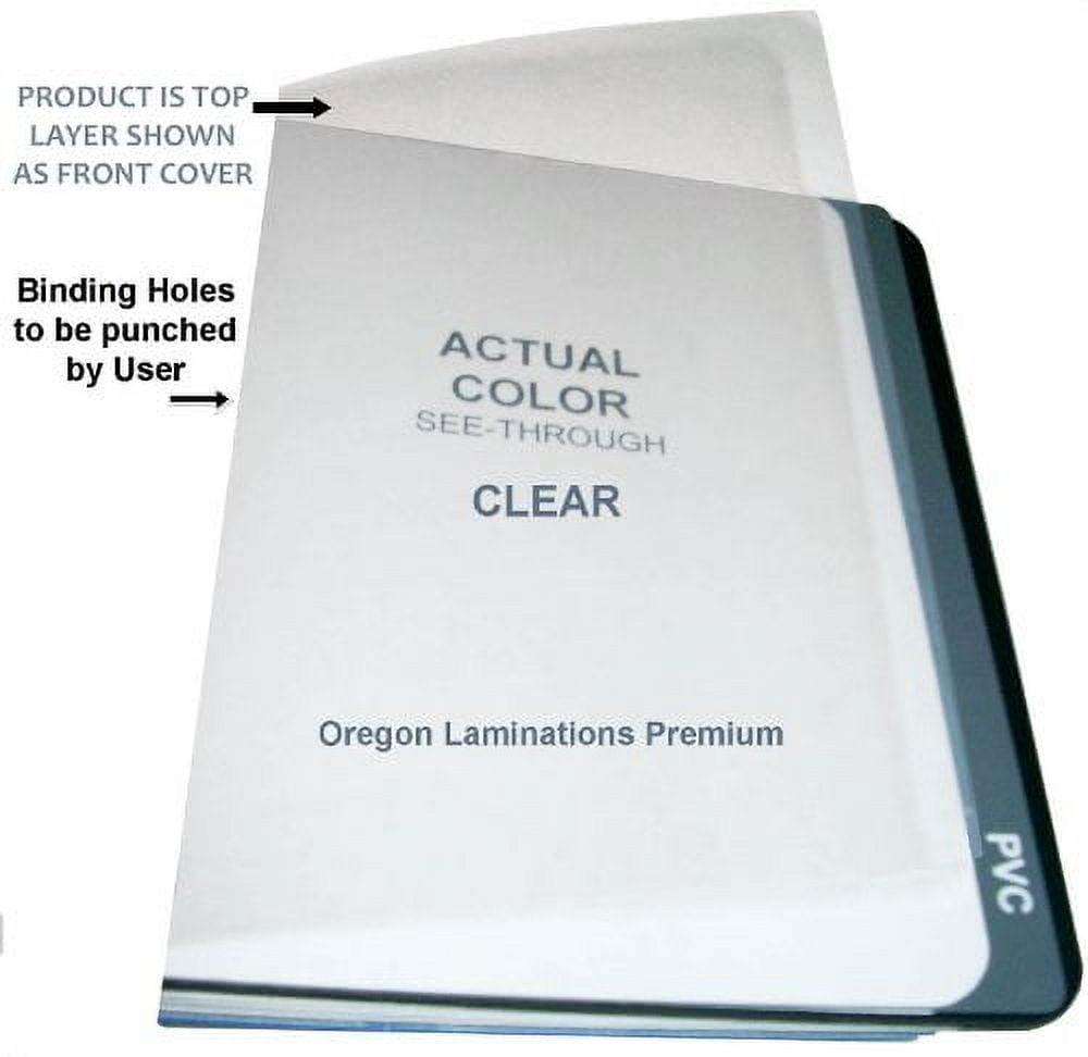 Clear Plastic Report Binding Covers 11 x 17 inch x 10 mil (279mm x ...