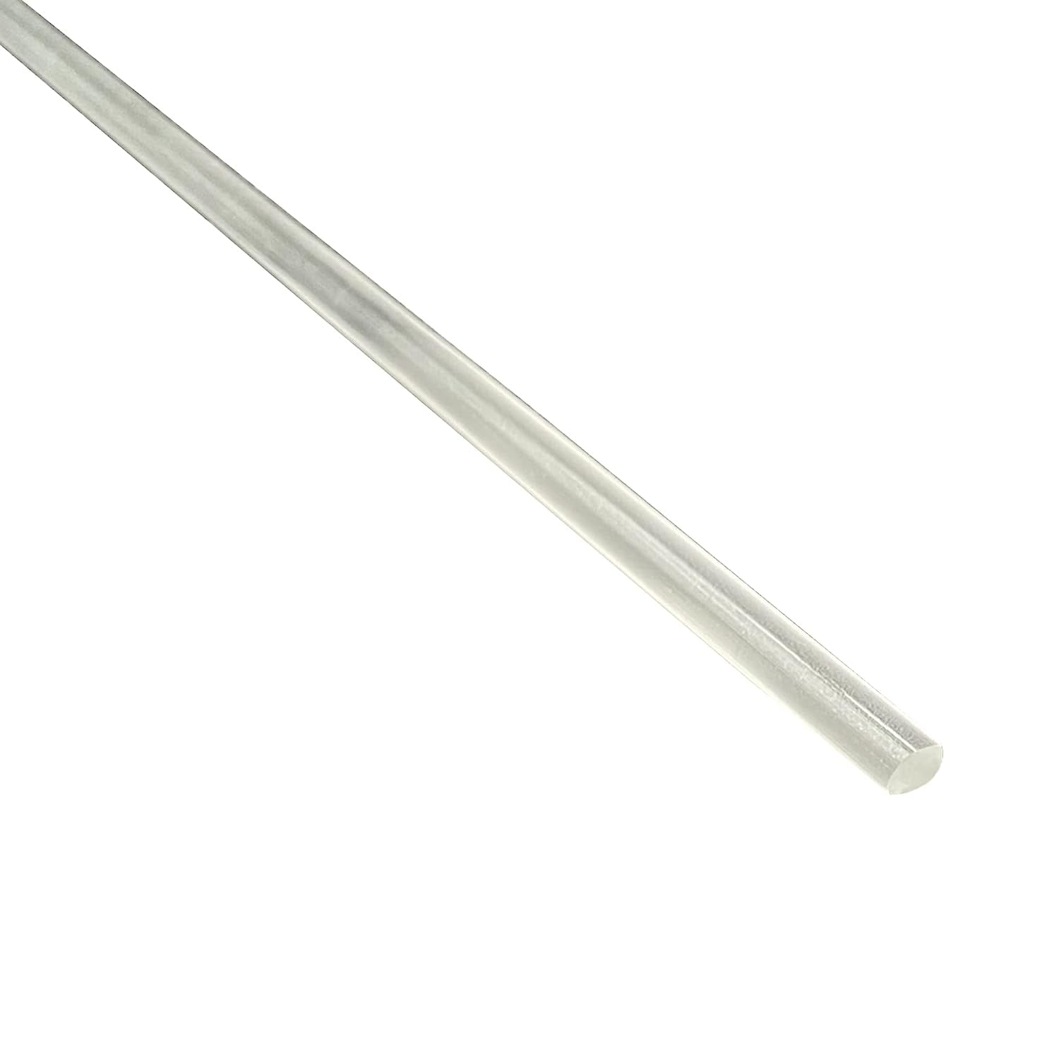 Clear Plastic Rods - (Pack of 12) USA-Made 1/2 Inch Thick, 3.5 Inch ...