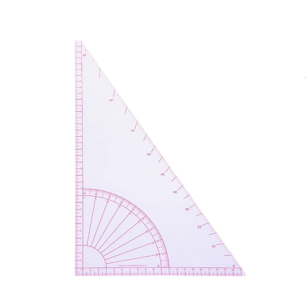 Clear Plastic Ruler Sewing Ruler Perfect for Patchwork & Quilting ...