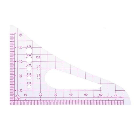 Clear Plastic Ruler Sewing Ruler Perfect for Patchwork & Quilting ...