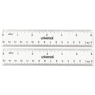 Uxcell 12" Straight Ruler Metric/Inch for Drawing Plastic Transparent ...