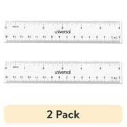 Flat Wood Ruler, Standard/Metric, 6" - Walmart.com