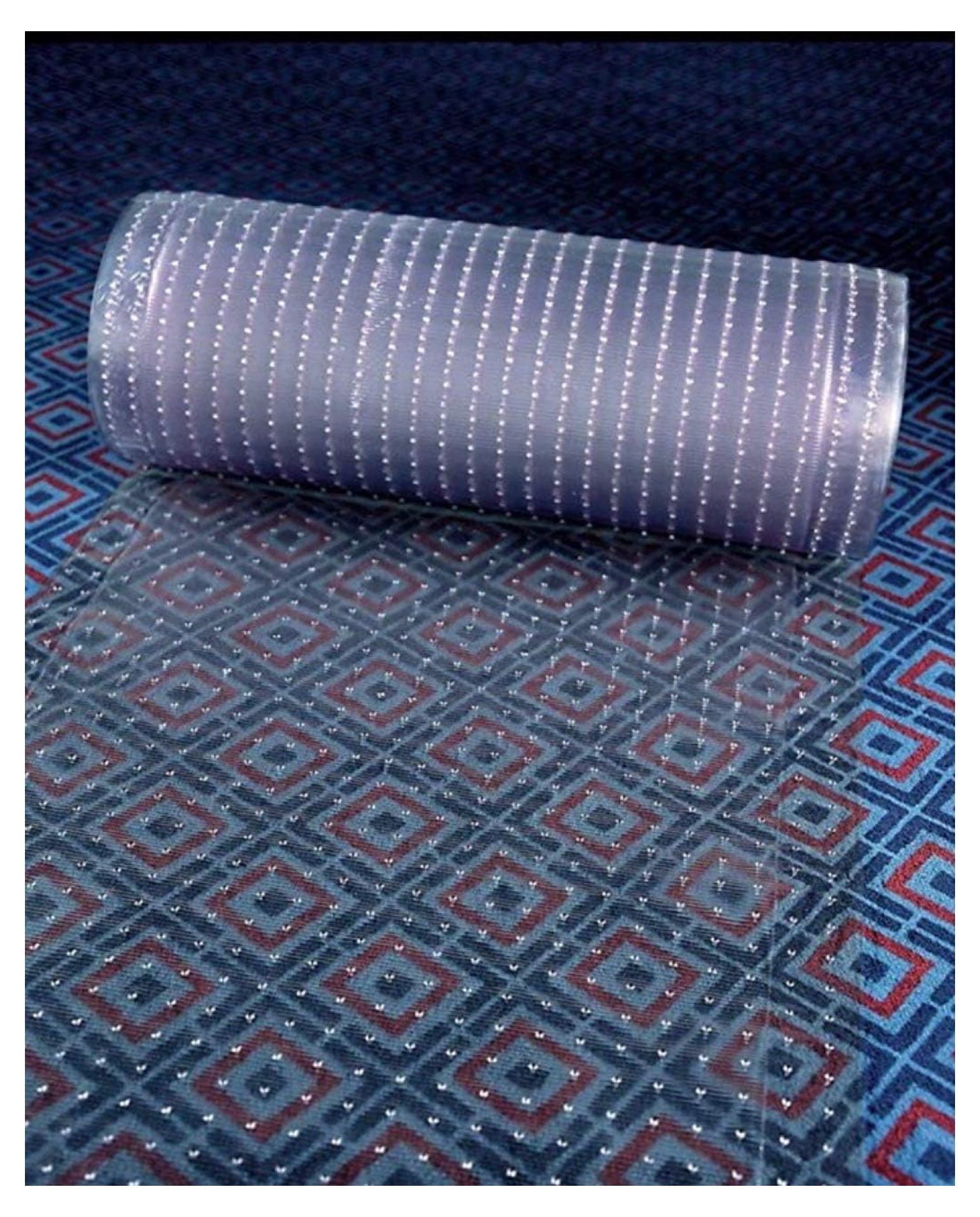 Clear Plastic Runner Rug Carpet Protector Mat Ribbed Multi-Grip (26”in ...