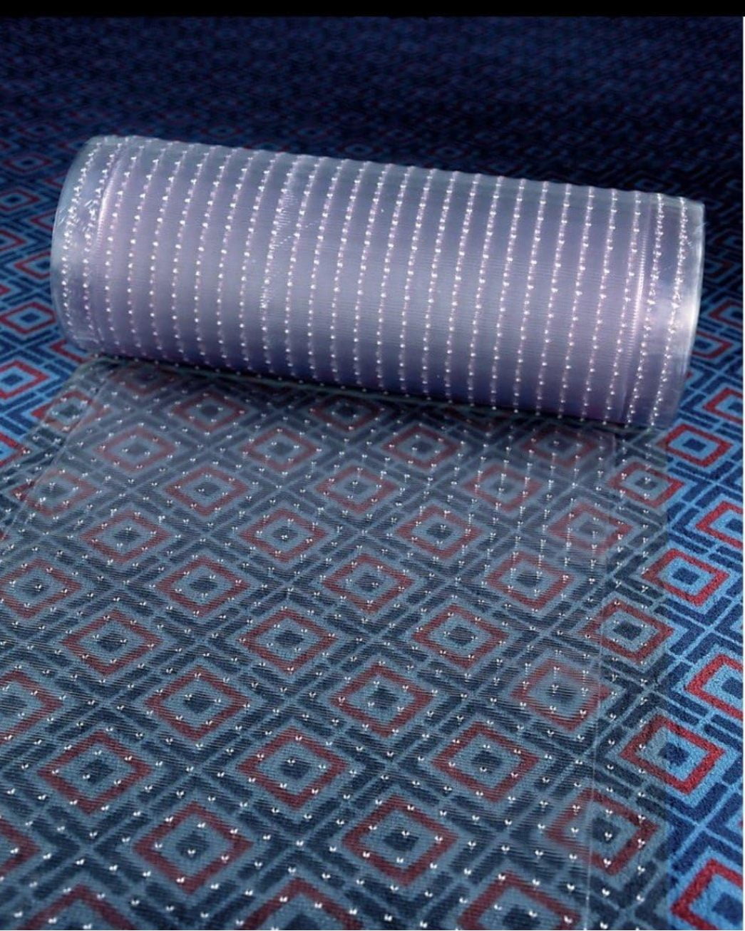 Clear Plastic Runner Rug Carpet Protector Mat Ribbed Multi-Grip (Clear ...