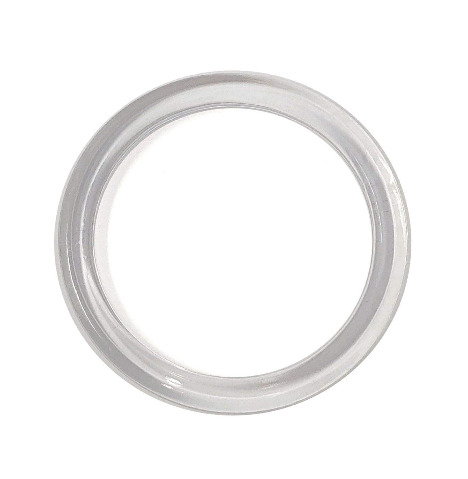 Clear Plastic Scarf Rings - Round Fine Garment Hangers - 2.58" ID - 3. ...