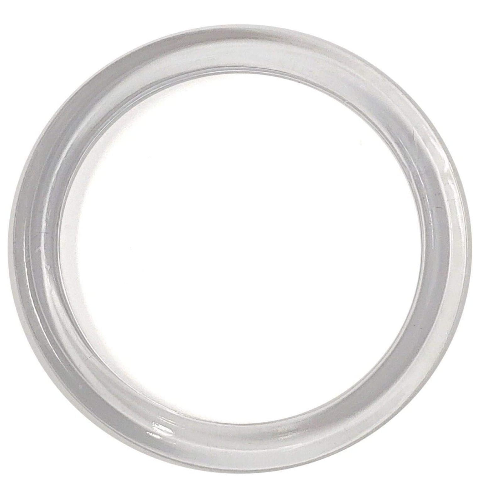 Clear Plastic Scarf Rings - Round Fine Garment Hangers - 2.58" ID - 3. ...