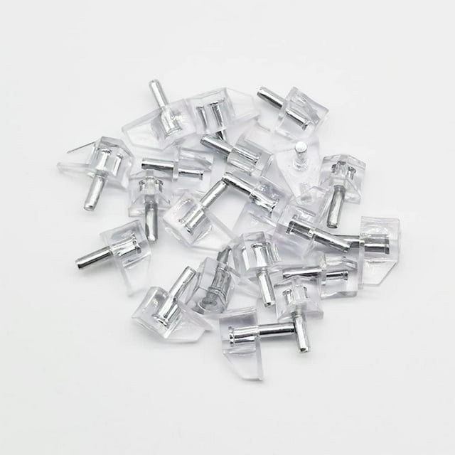 Clear Plastic Shelf Support Pegs - 3mm/1/8 Inch Cabinet Shelf Holder ...