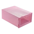 Clear Plastic Shoe Boxes, Stackable Folding DIY Shoe Drawers Storage ...