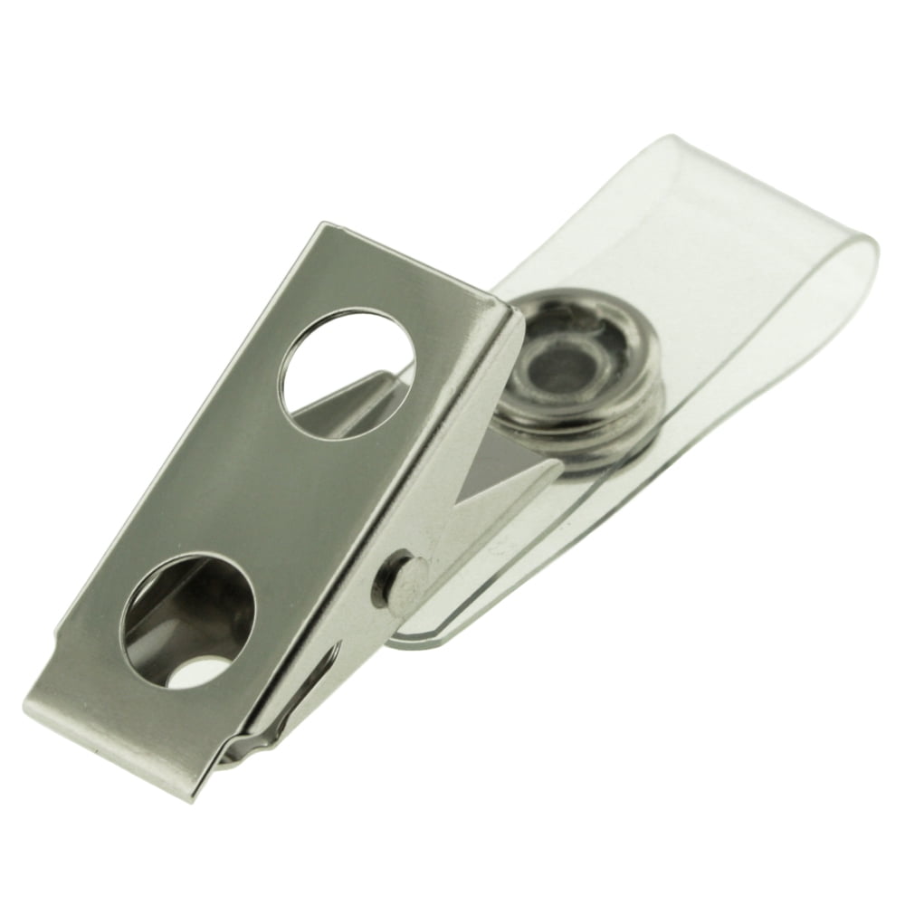 Clear Plastic Snap Strap with Bulldog Clip - Walmart.com