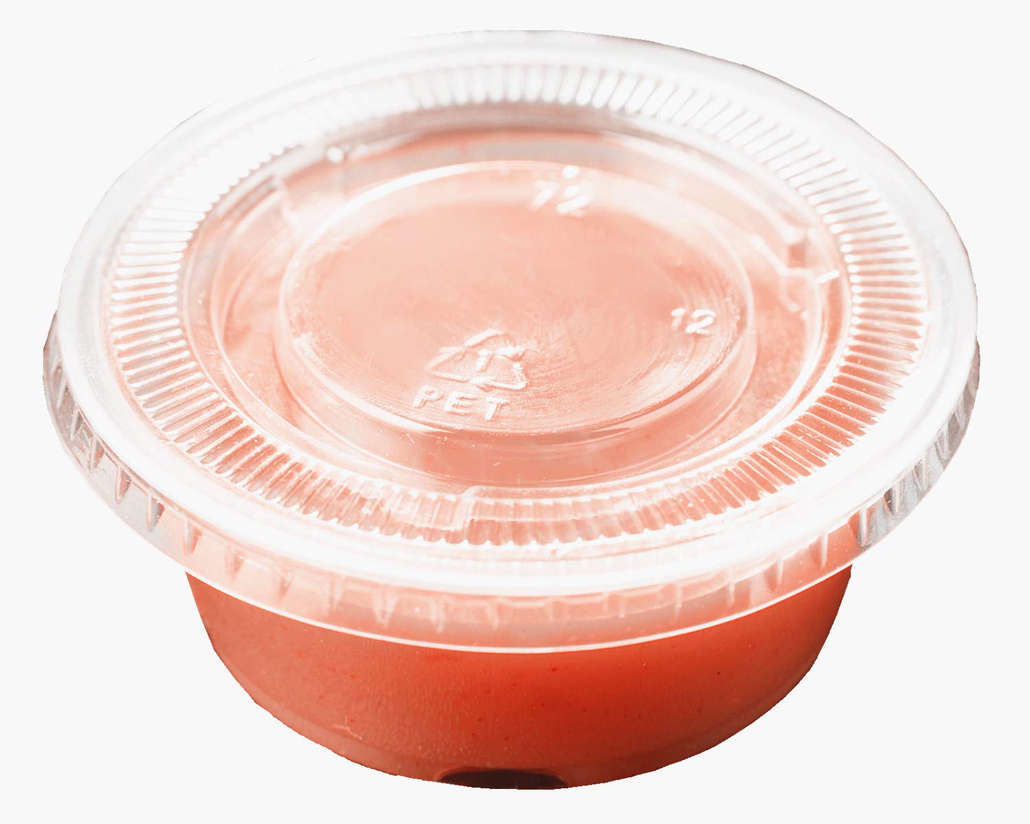 Clear Plastic Souffle Cup with Lids - 50 Sets | Perfect for Condiments ...