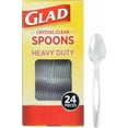 Clear Plastic Spoons - Dishwasher Safe Clear Disposable Heavy Duty ...