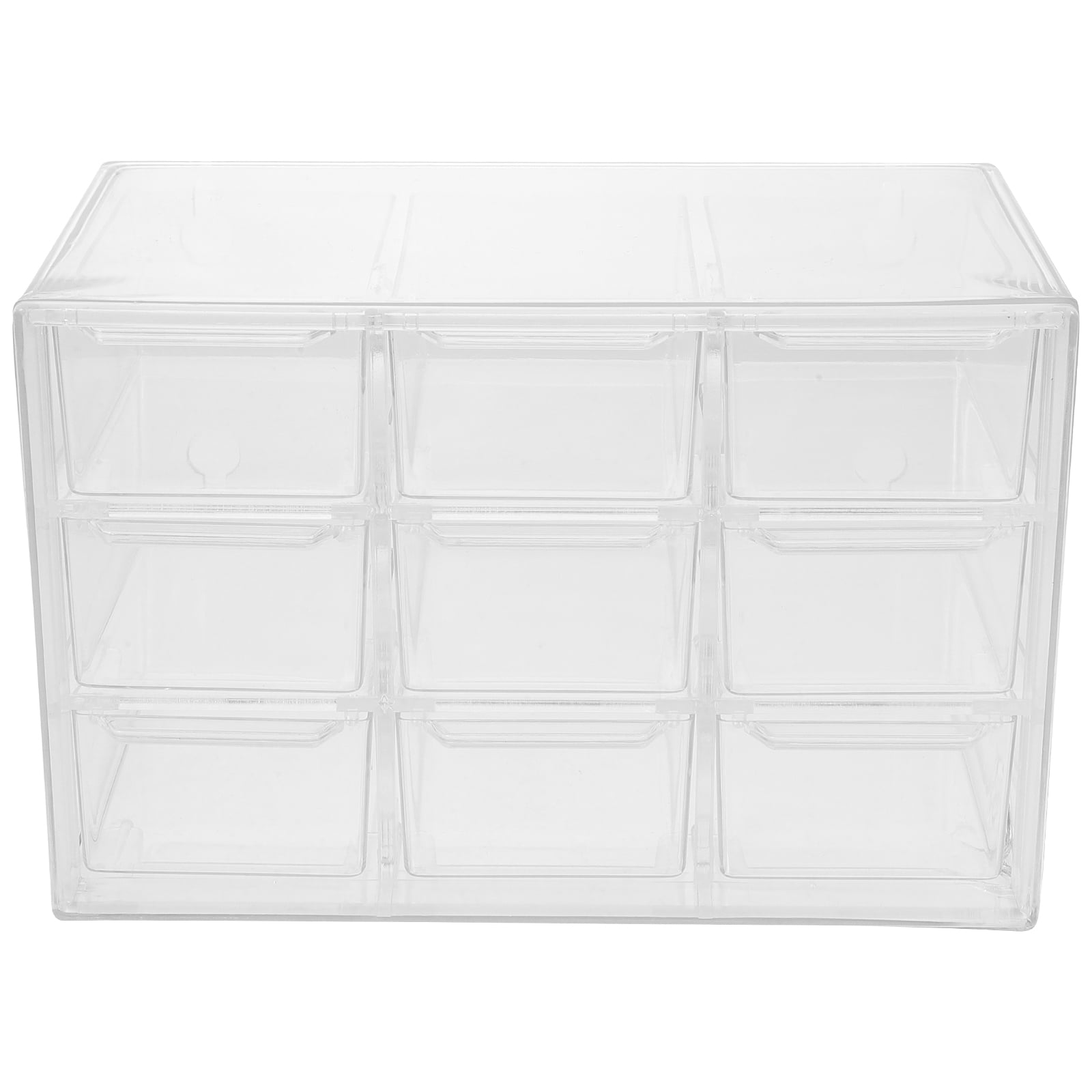 ifundom Clear Acrylic Desk Cosmetics Organizer with Multi-Compartment ...