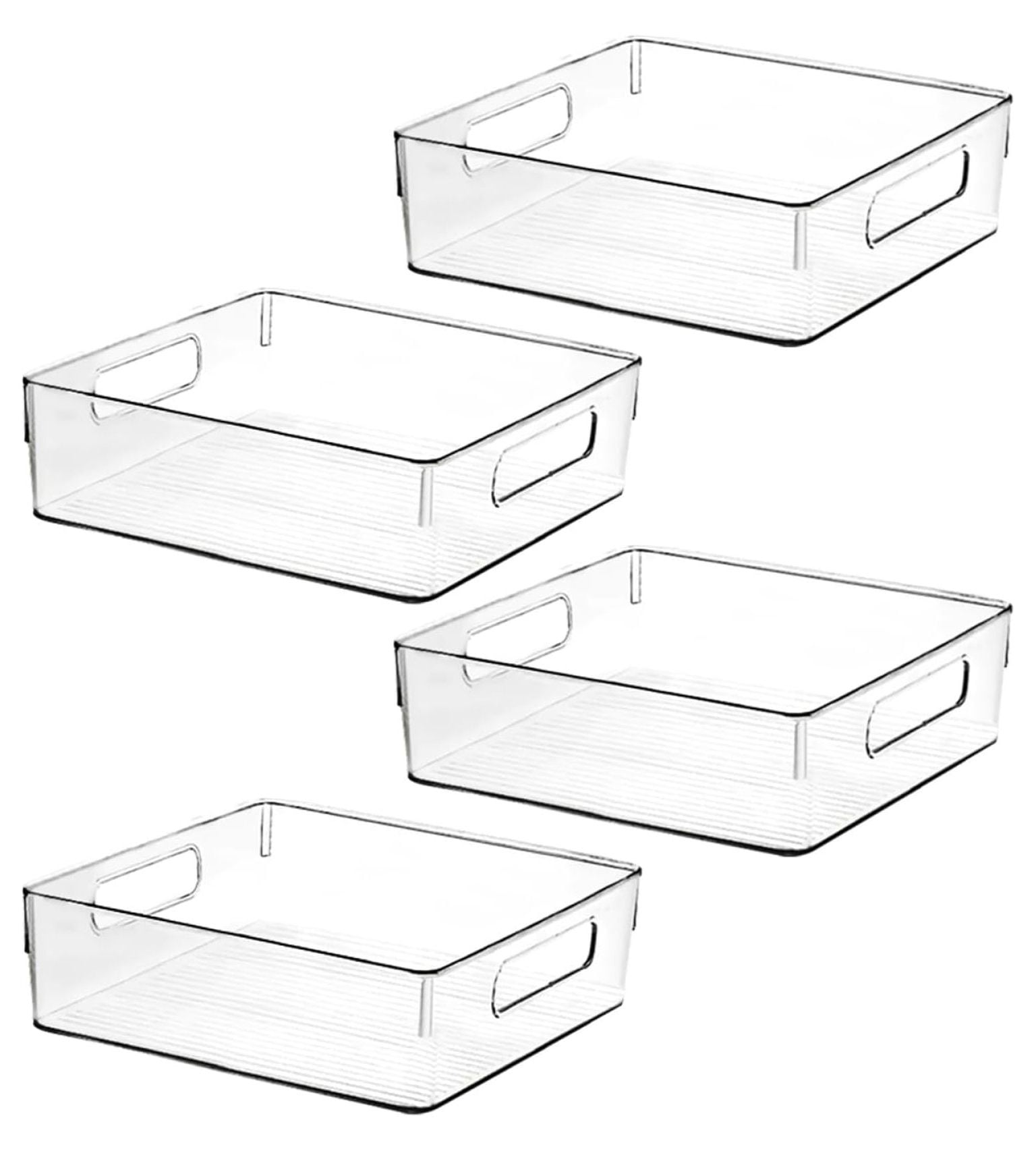 Clear Plastic Storage Bins, Pantry Organizers and Storage Containers ...