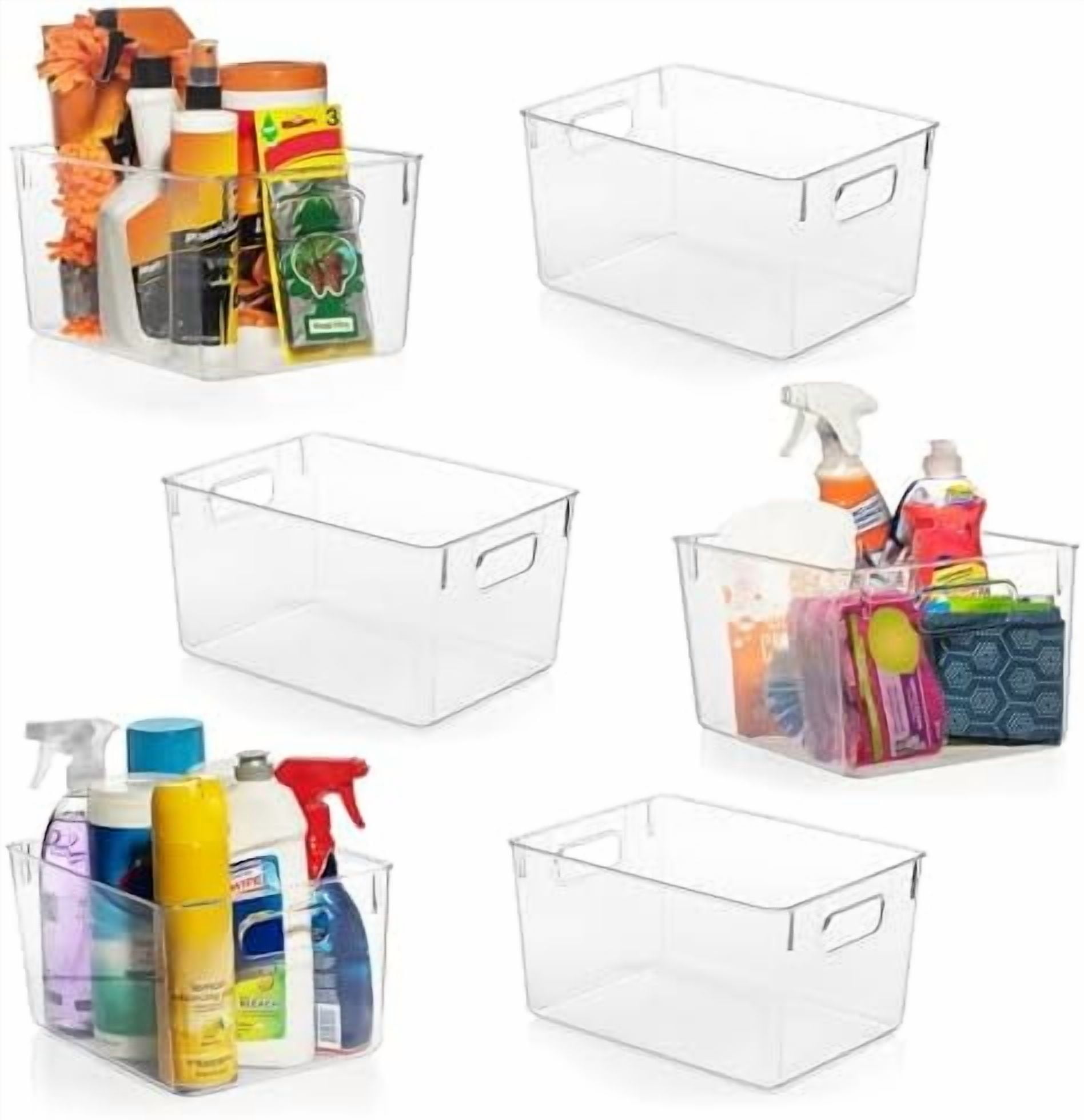 Clear Plastic Storage Bins – Pantry Organizers & Storage Containers ...