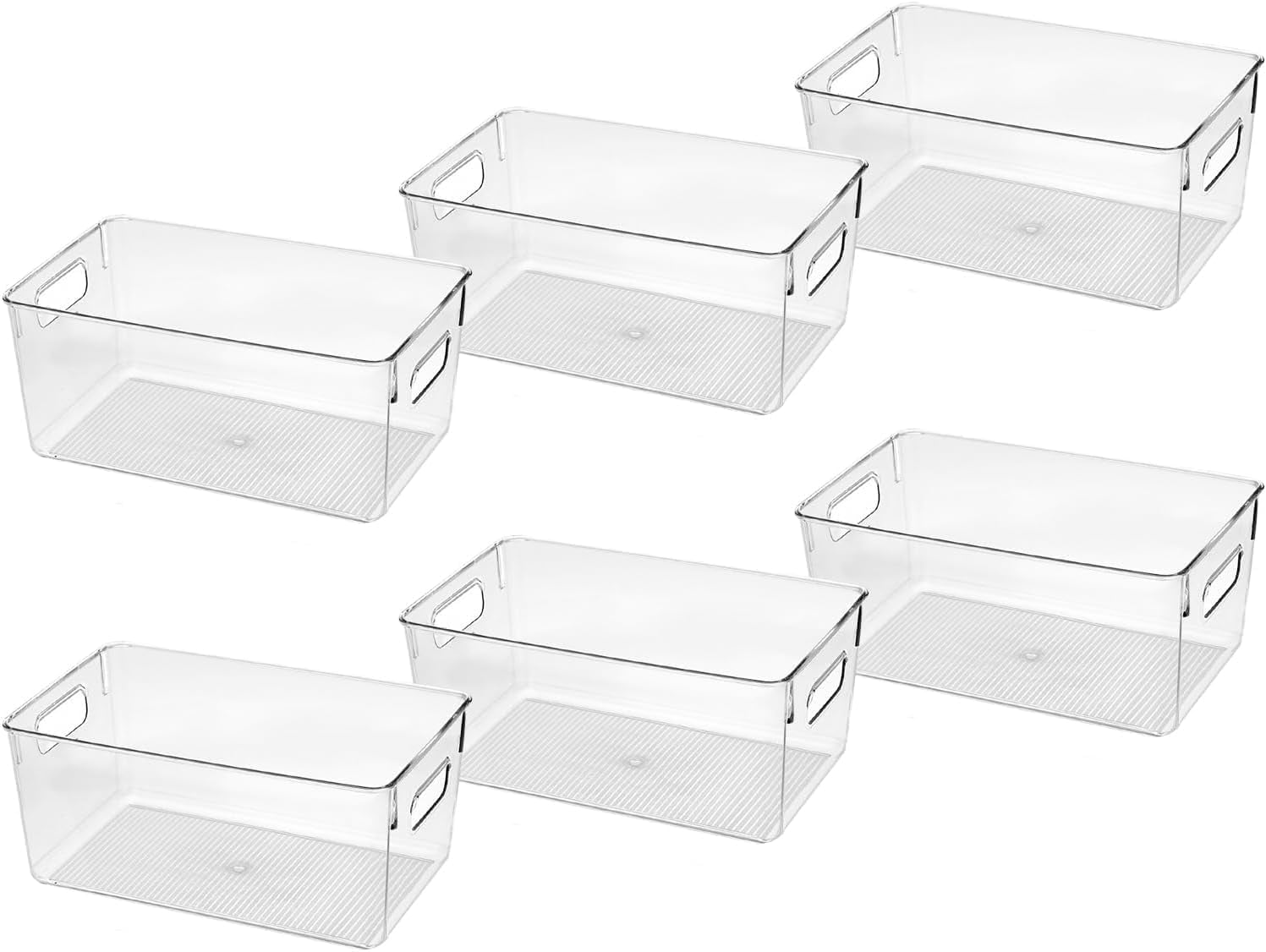 Clear Plastic Storage Bins, Pantry Organizers and Storage Containers ...