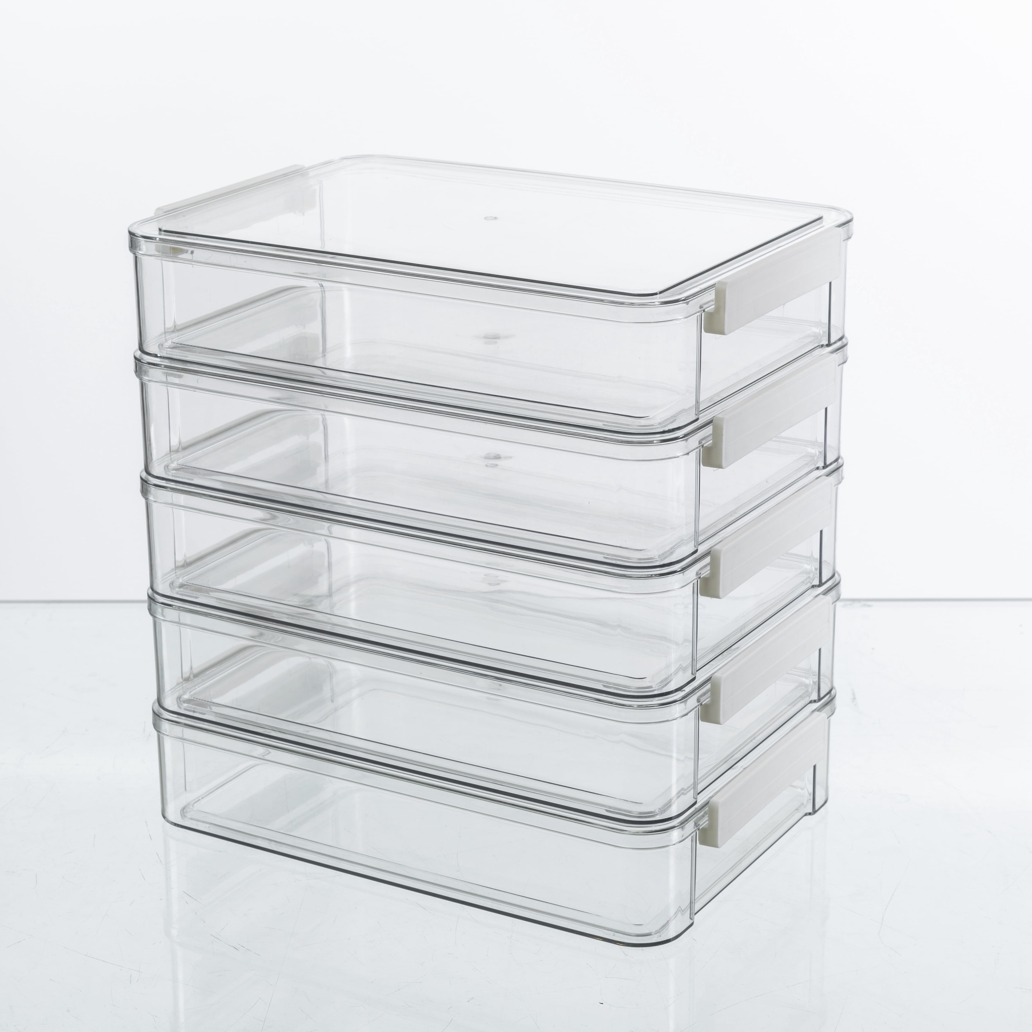 Clear Plastic Storage Bins with Building Baseplate Lid, 17-Quart ...