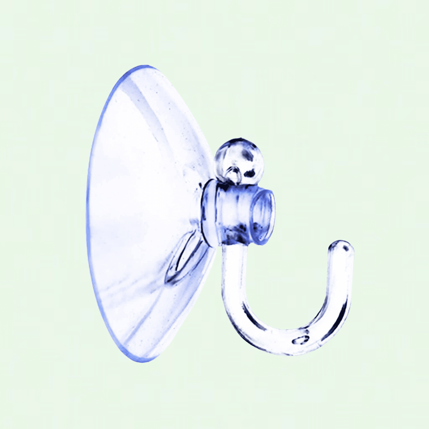 Clear Plastic Suction Cup Hooks - Pack of 50, 1.2 inch - for Glass ...