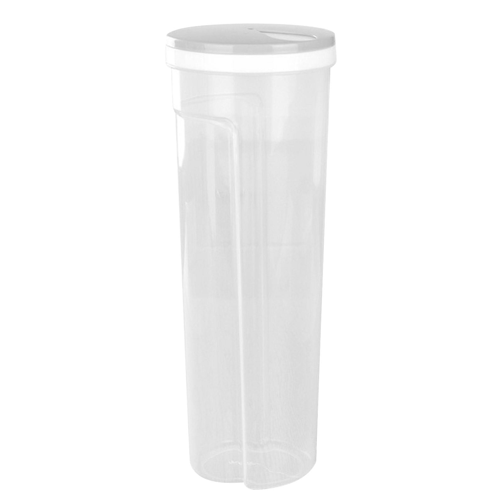 Clear Plastic Tall Food Storage, Tall Pasta Jar organizer with Lid ...